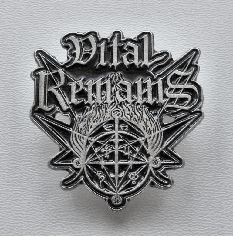 VITAL REMAINS - Logo (PIN) - Misanthropic Records